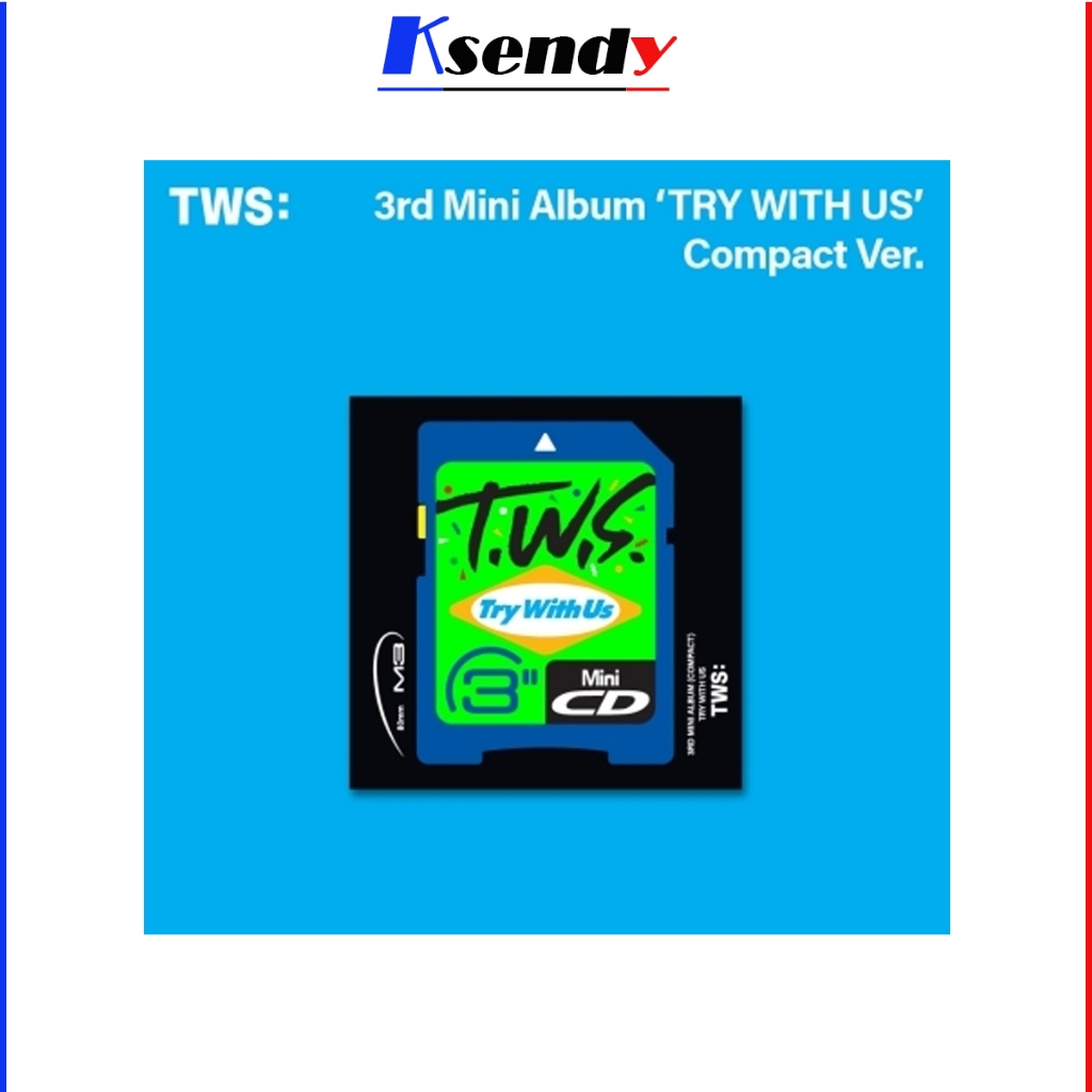 TWS 3rd Mini Album [ TRY WITH US ] Compact Ver. ( Random ) | Shopee ...