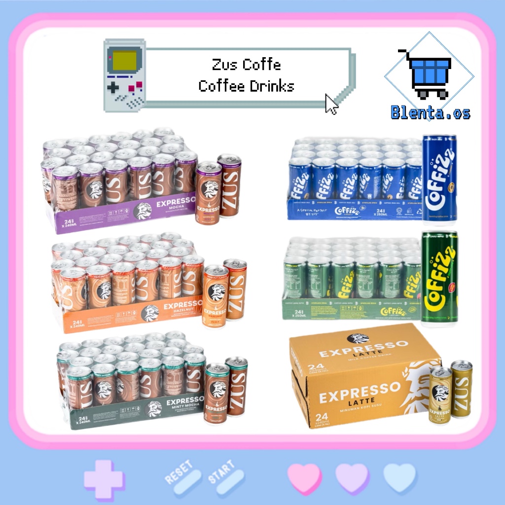 [Bundle of 12/24]Zus Coffizz Sparkling Coffee / Expresso Latte Milk ...