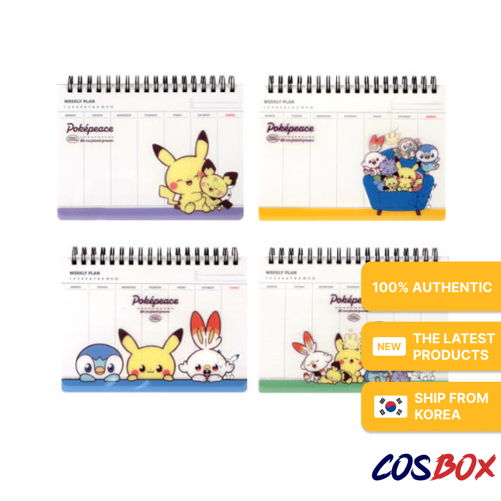 [Pokemon]Pokepeace Undated Weekly Planner Scheduler Diary Hard Cover ...