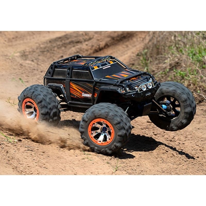 Traxxas Summit RTR 4WD EP Monster Truck Orange Edition w/ TQi 2.4GHz ...