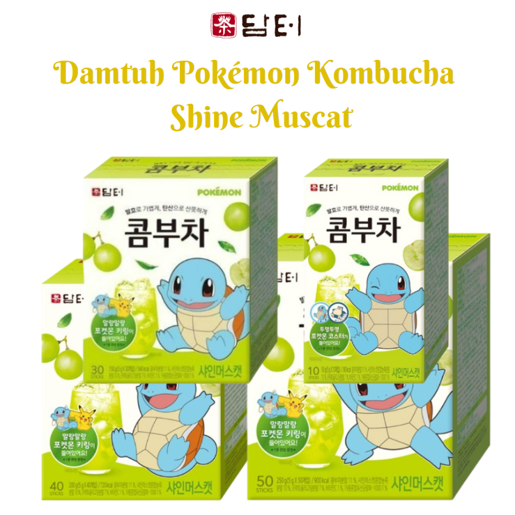 Damtuh Pokémon Kombucha Shine Muscat, Korean Healthy Tea | Shopee Malaysia