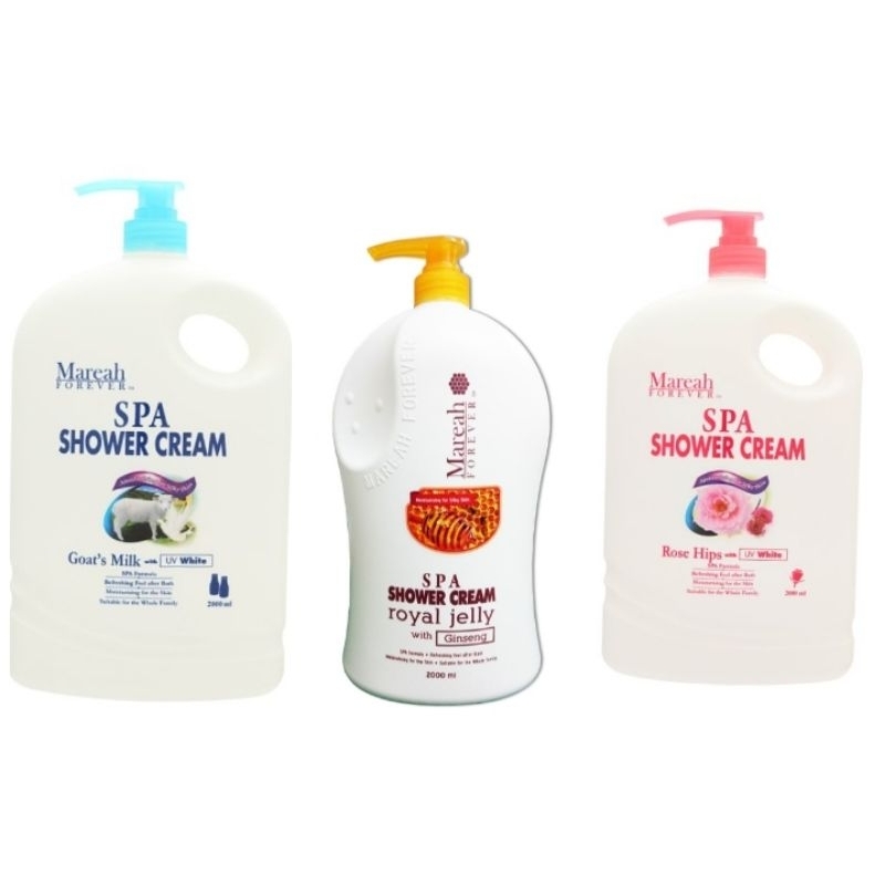 MAREAH FOREVER Spa Shower Cream Rose Hip | Goat Milk & Royal Jelly 2000ml | Shopee Malaysia