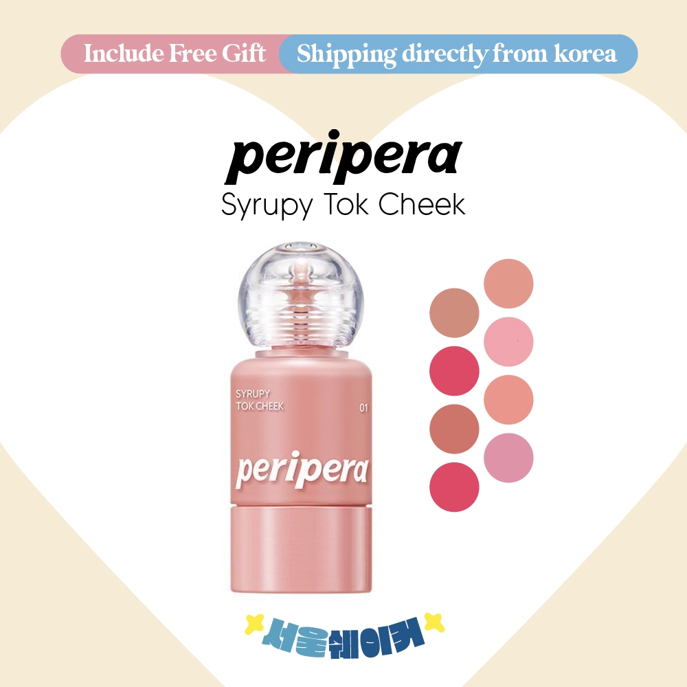 [peripera] Syrupy Tok Cheek 9g (8colors) Liquid | Shopee Malaysia