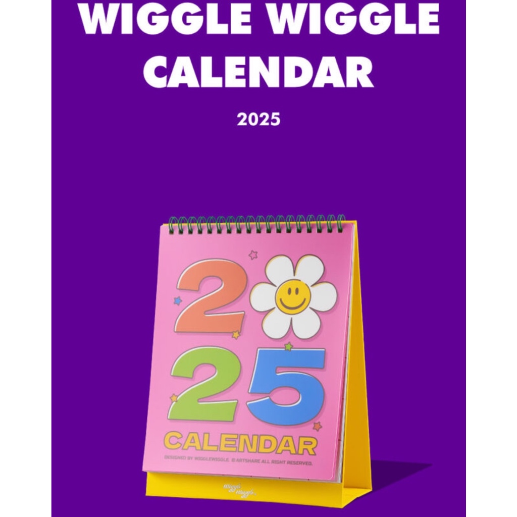 [Wiggle Wiggle]WIGGLE WIGGLE CALENDAR 2025 | Shopee Malaysia