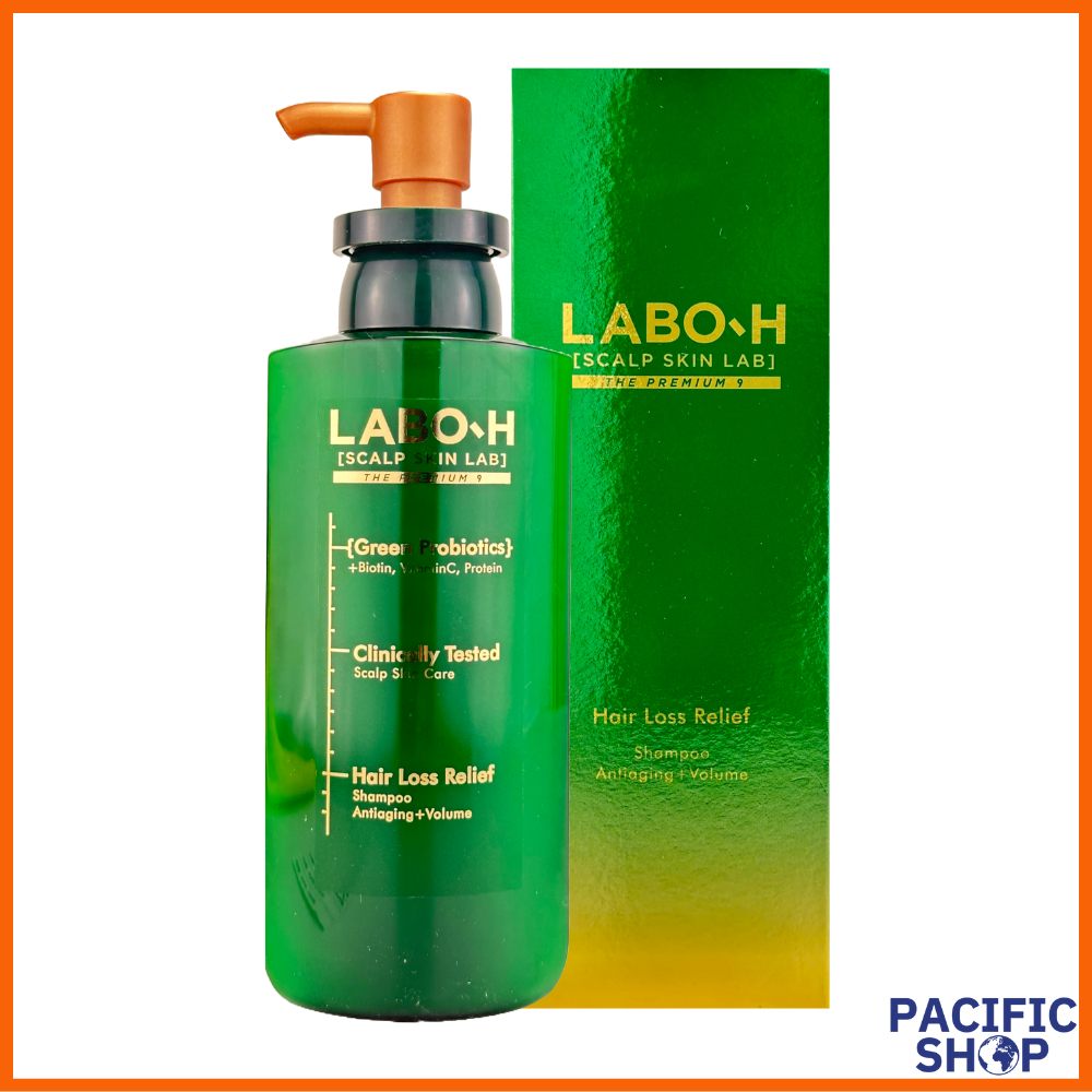 [LABO-H] THE PREMIUM 9 Hair Loss Symptom Shampoo (Anti-Aging+Volume) 337ml | Shopee Malaysia