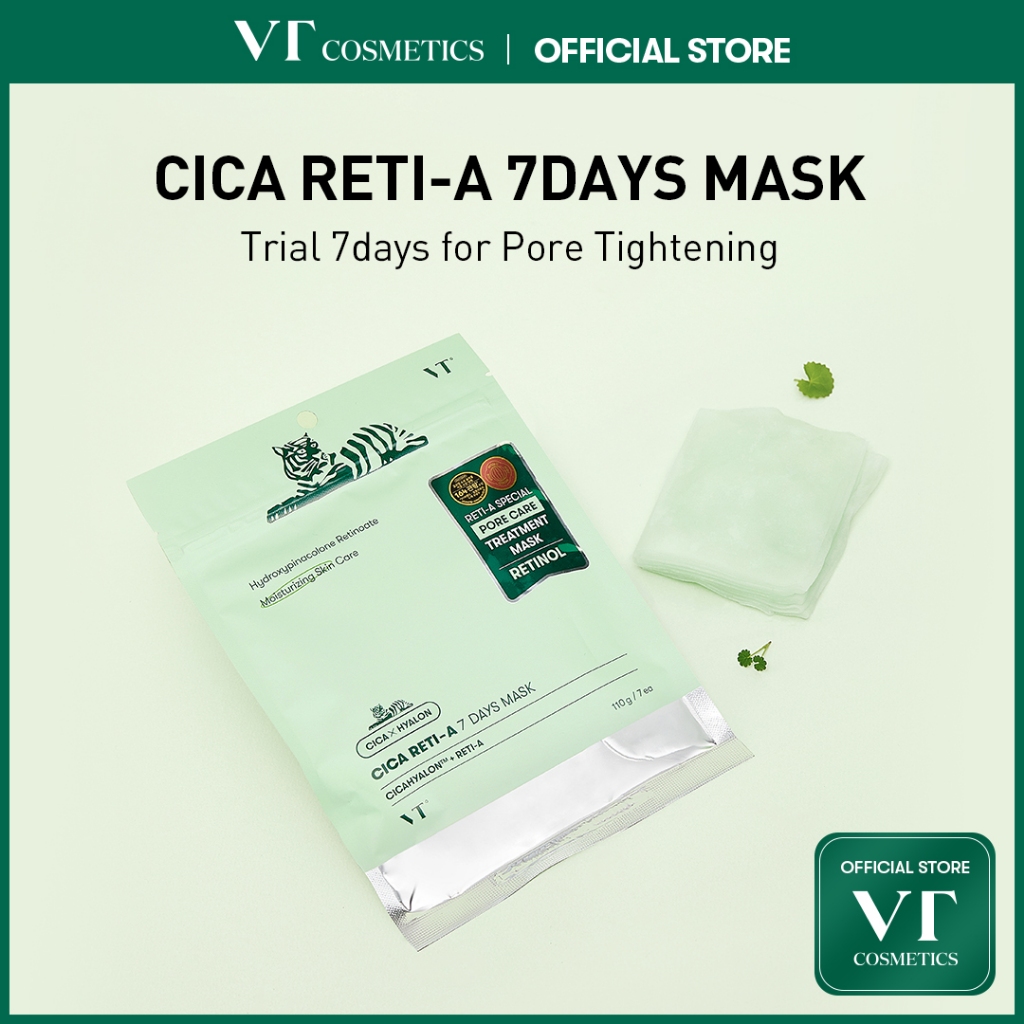 [VT] Cica RETI-A Seven days mask Anti-aging, Brightening, Wrinkle Care ...