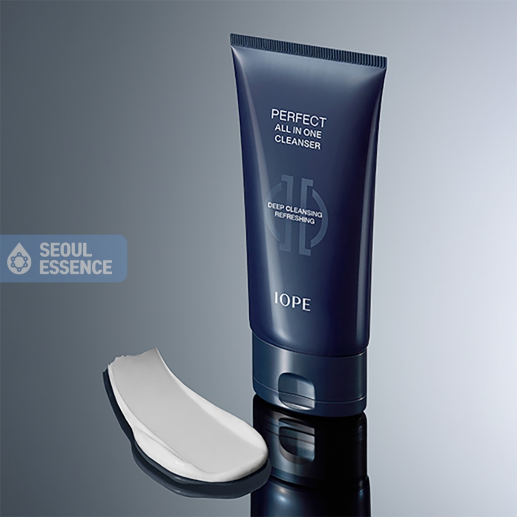 IOPE Men Perpect Clean All In One Cleanser - All-In-One Cleanser That Washes Off Fine Dust In ...