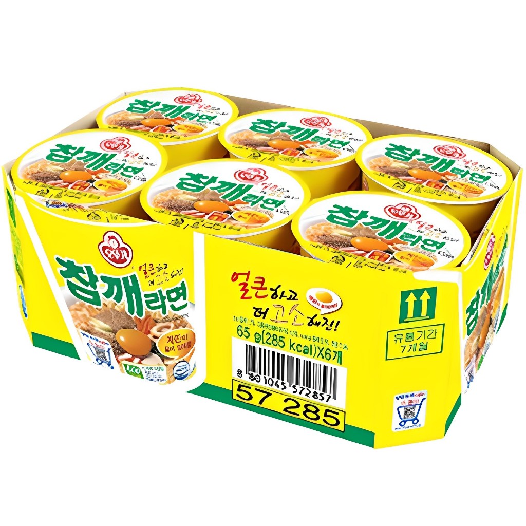 Ottogi Sesame Ramen Cup Ramen 65g 12 cups | Shopee Malaysia