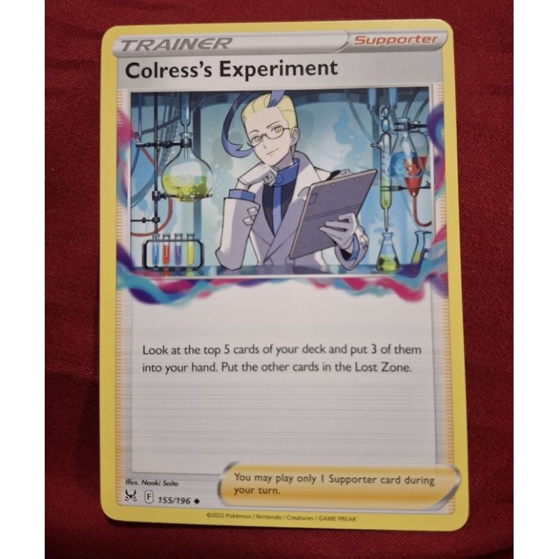 Pokemon T G - Colress's Experiment - 155/196 [ LO] | Shopee Malaysia