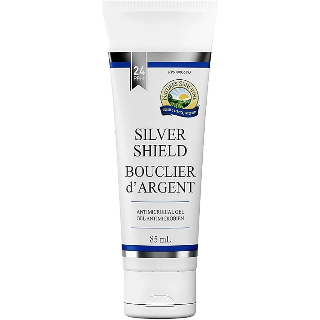 Nature's Sunshine Silver Shield Rescue Gel 3 oz Tube 24 ppm Wound Care ...