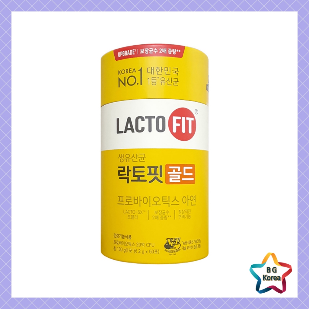 Lacto-Fit Probiotics Gold 100g (2g x 50 sticks) / Korean Probiotics ...