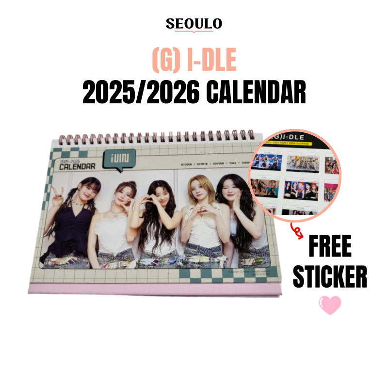 (G)I-DLE Photo Calendar 2025 and 2026, kpop, idol goods | Shopee Malaysia