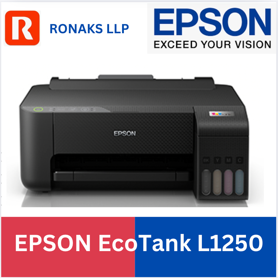 Epson EcoTank L1250 A4 Wi-Fi Ink Tank Printer Wi-Fi & Wi-Fi Direct Borderless Printing 2 year ...