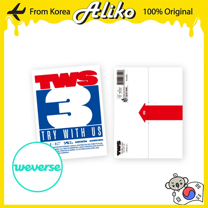 TWS - 3rd Mini Album 'TRY WITH US' (Weverse Albums ver.) | Shopee Malaysia