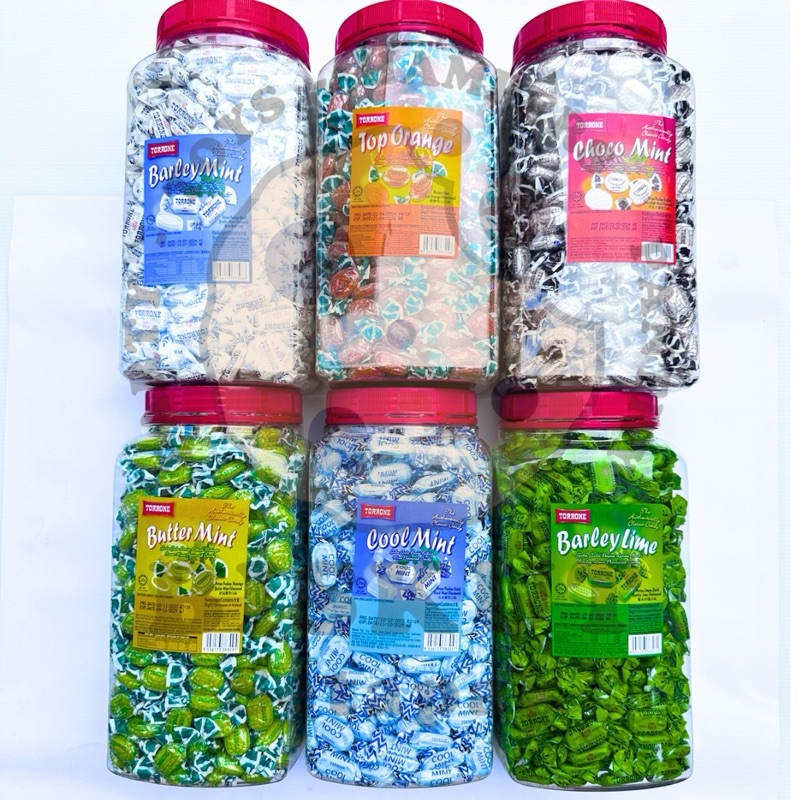 [KHEE SAN] TORRONE CLASSIC CANDY 600 PCS+- BARLEY MINT / TOP ORANGE / CHOCO MINT / BUTTER MINT ...