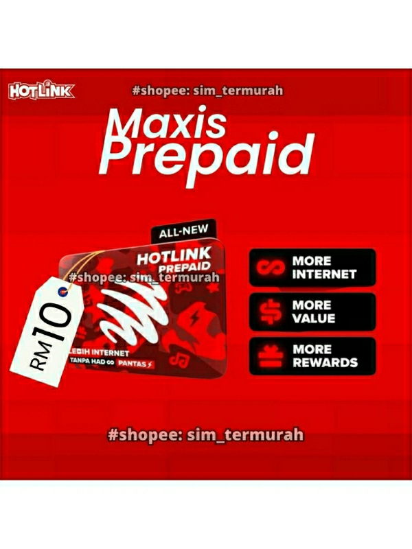MAXIS PREPAID UNLIMITED DATA 5G (fast shipping) | Shopee Malaysia