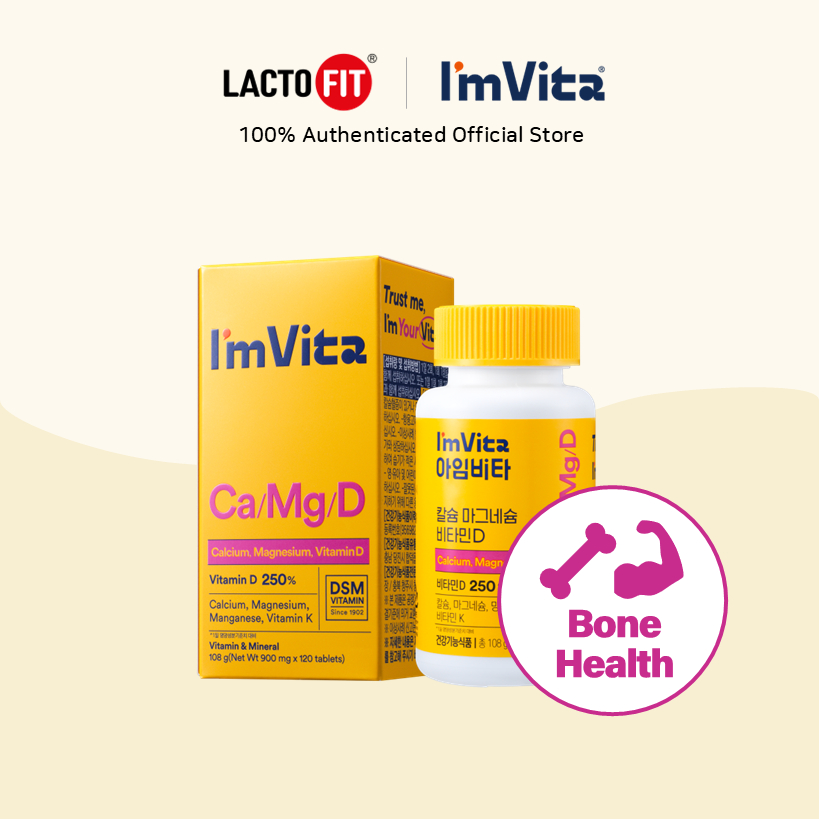 I'm Vita Calcium Magnesium Vitamin D (900mg x 120 tablets), Vitamin ...