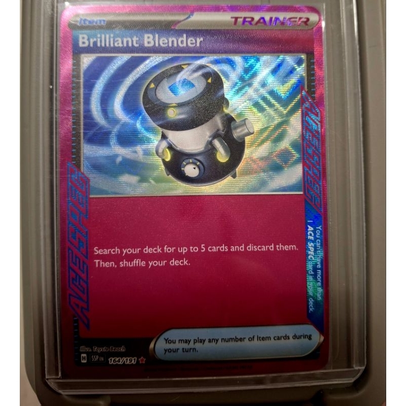 Pokemon TCG-Brilliant Blender (Ace card)- 164/191 [SP] | Shopee Malaysia