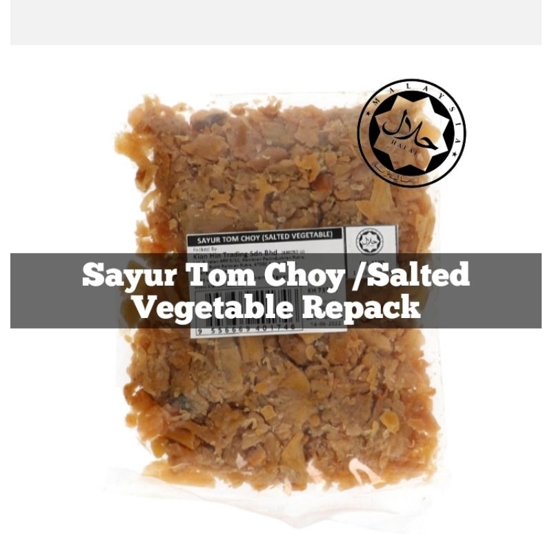 HALAL Sayur Tom Choy /Salted Vegetable Repack 200g | Shopee Malaysia
