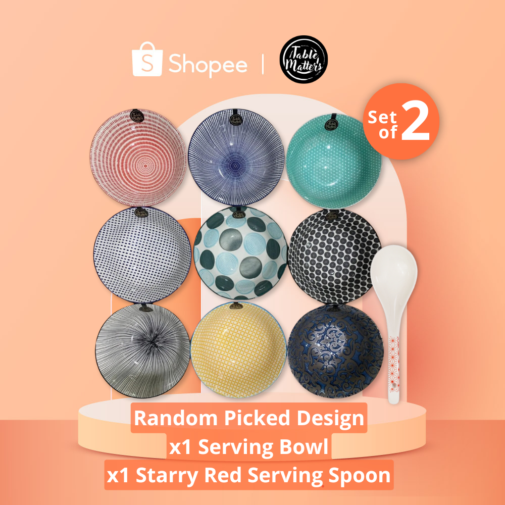 Table Matters x Shopee Mystery Brand Box -8 Inch Serving Bowl with ...