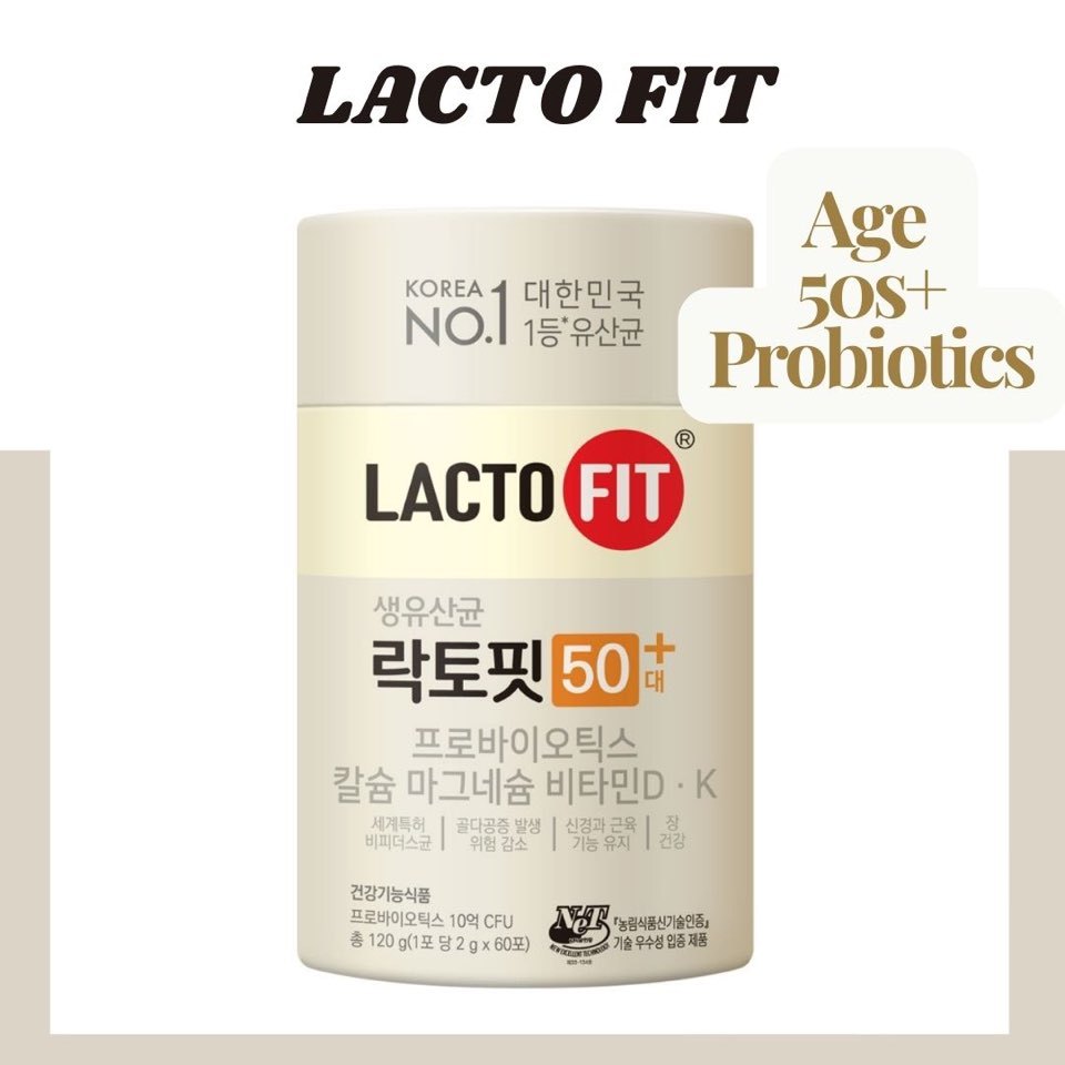 CHONG KUN DANG LACTOFIT Age 50s Plus Probiotics Calcium Magnesium, 2g x ...