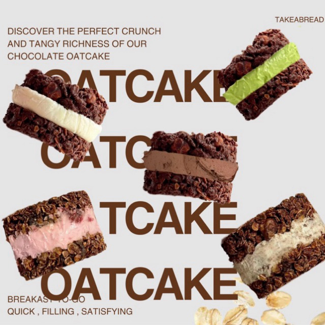 脆吨吨 Chocolate Oatcake - Crunchiness & Tangy Richness (Cranberry/Oreo ...