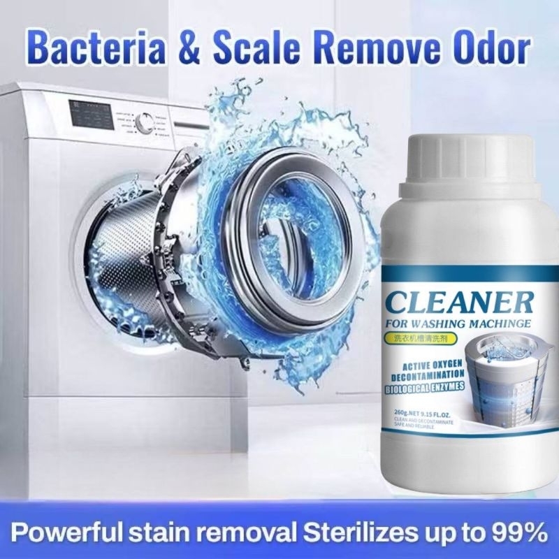 WASHING MACHINE CLEANER Ejen pembersih tangki mesin basuh Menghilangkan ...