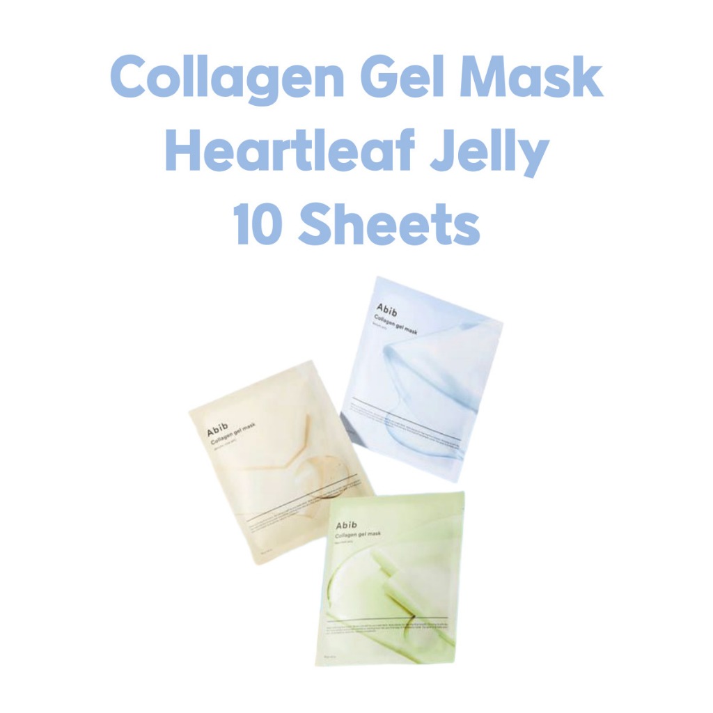 ABIB Collagen Gel Mask Line (Heartleaf Jelly / Hydration Jelly / Resurrection Plant Jelly) 10 ...