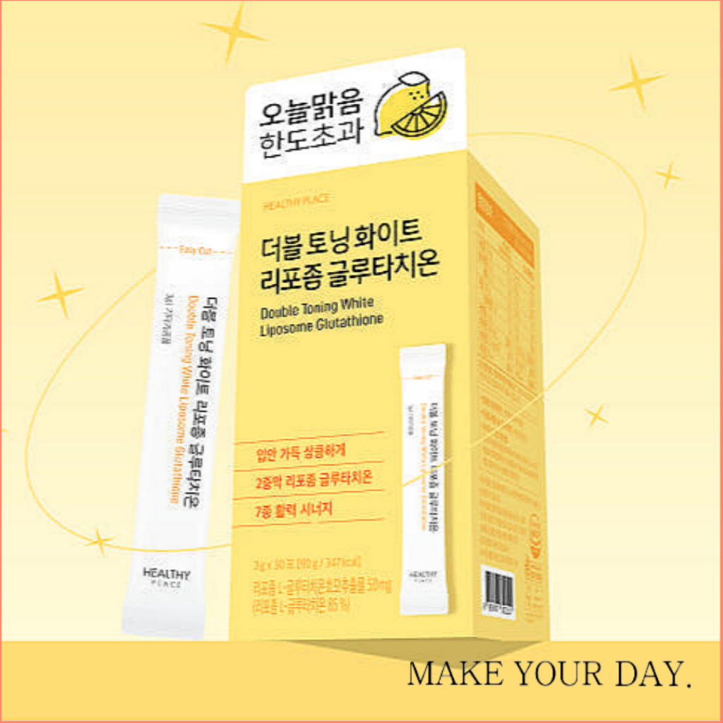 [Healthy Place] Double Toning White Liposome Glutathione 3g x 30P skin ...