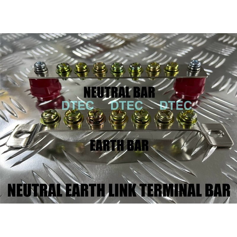 1Pcs - 3 / 5 / 7 / 10 Way Brass Neutral Earth Terminal Bar for Neutral ...
