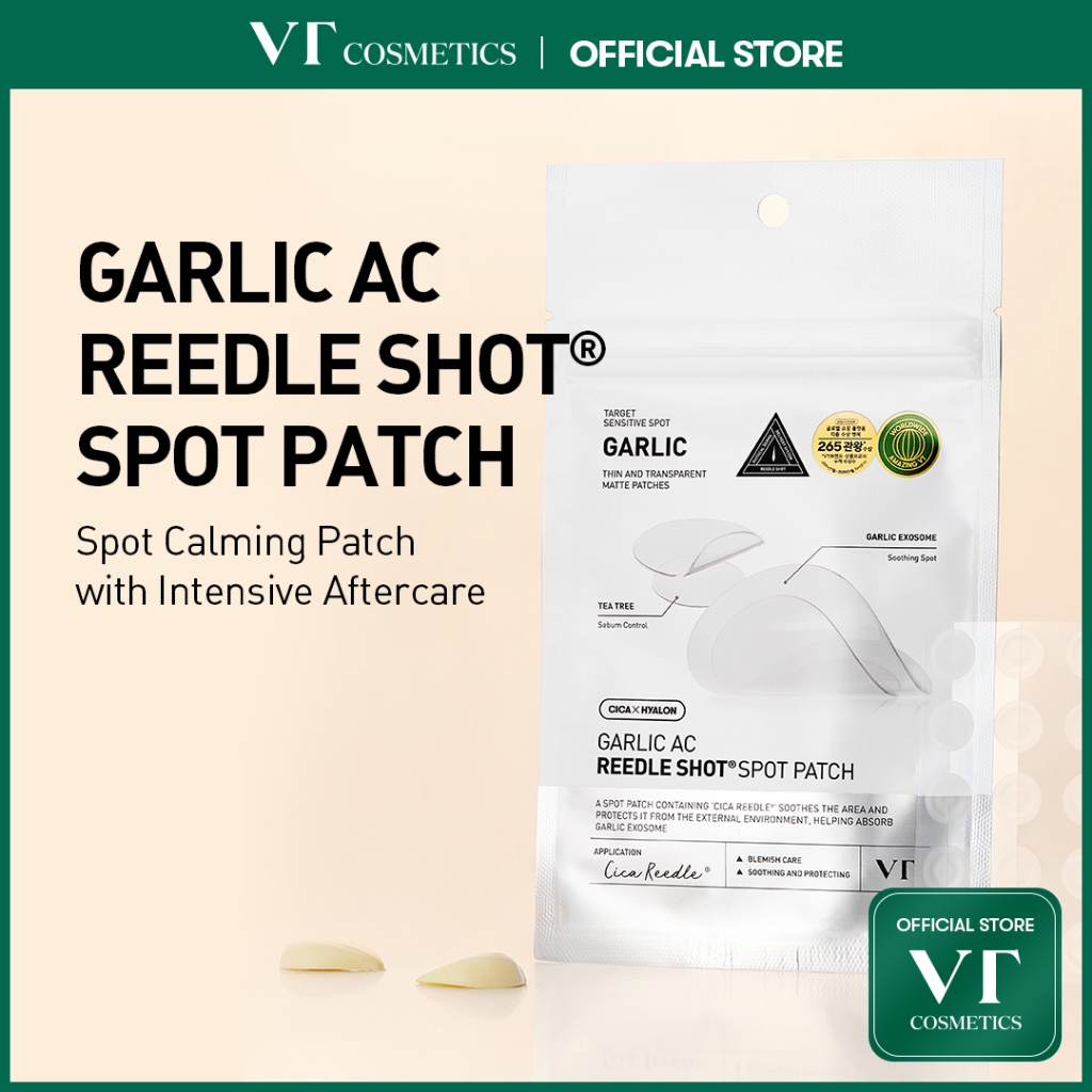 [VT] GARLIC AC REEDLE SHOT Spot Patch & Point Patch 48pcs Acne Patch Reedle shot patch [Official ...