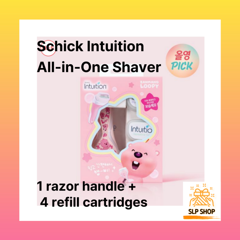 [Schick ] a women's hair razors Intuition Variety 4 Types Set (Razor ...