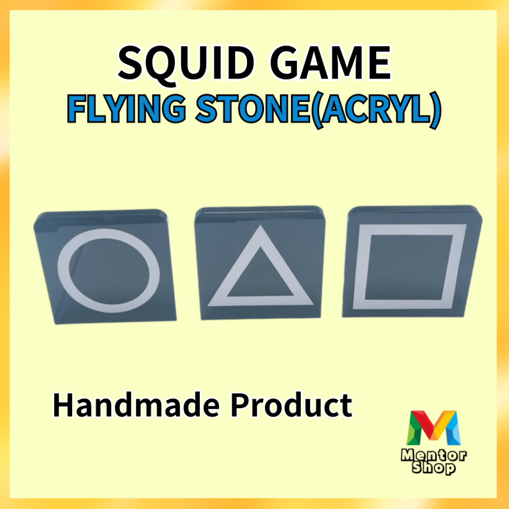 [Mentor Shop] Squid Game Flying Stone - Acryl(Traditional Korean Game ...
