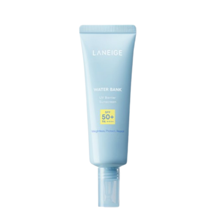 [LANEIGE] Water Bank UV Barrier Sunscreen SPF50+ PA+++ – 50ml | Shopee ...
