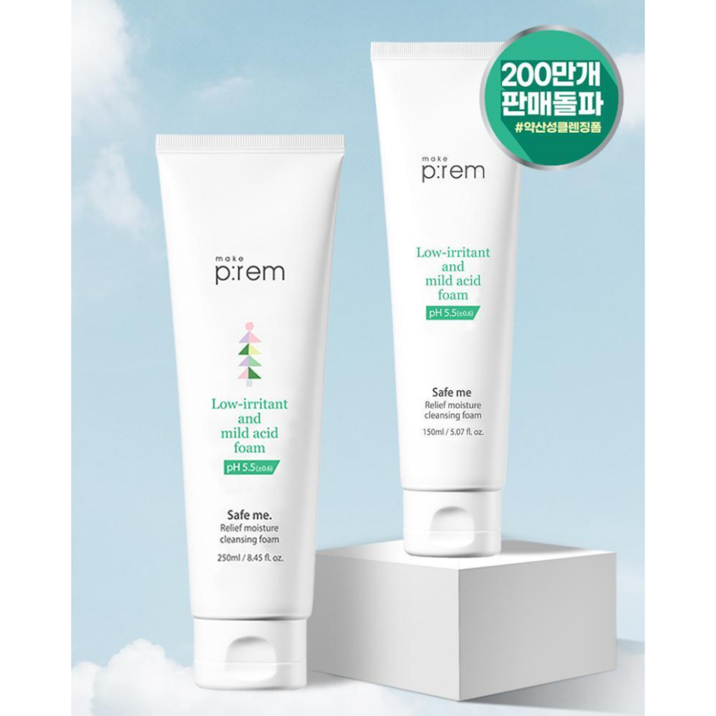 make p:rem low-irritant and mild acid foam 250ml | Shopee Malaysia