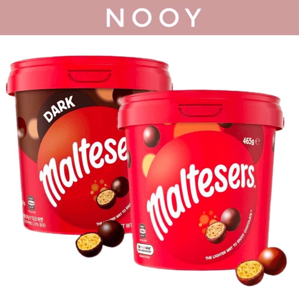 [Maltesers] Chocolate Bucket Milk/Dark/Caramel Gold 465g Chocolate Ball ...