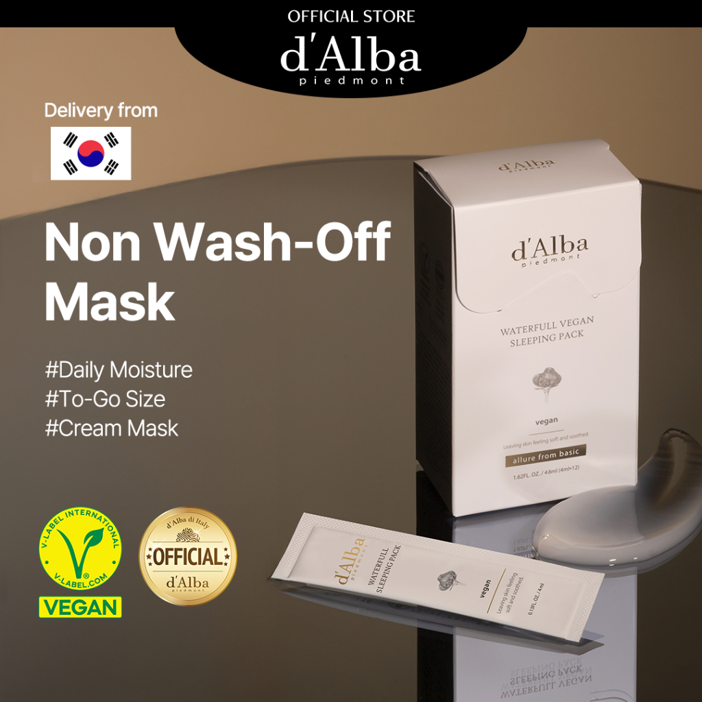 [Official] d'Alba_Store Italian White Truffle Vegan Sleeping Pack 4ml ...