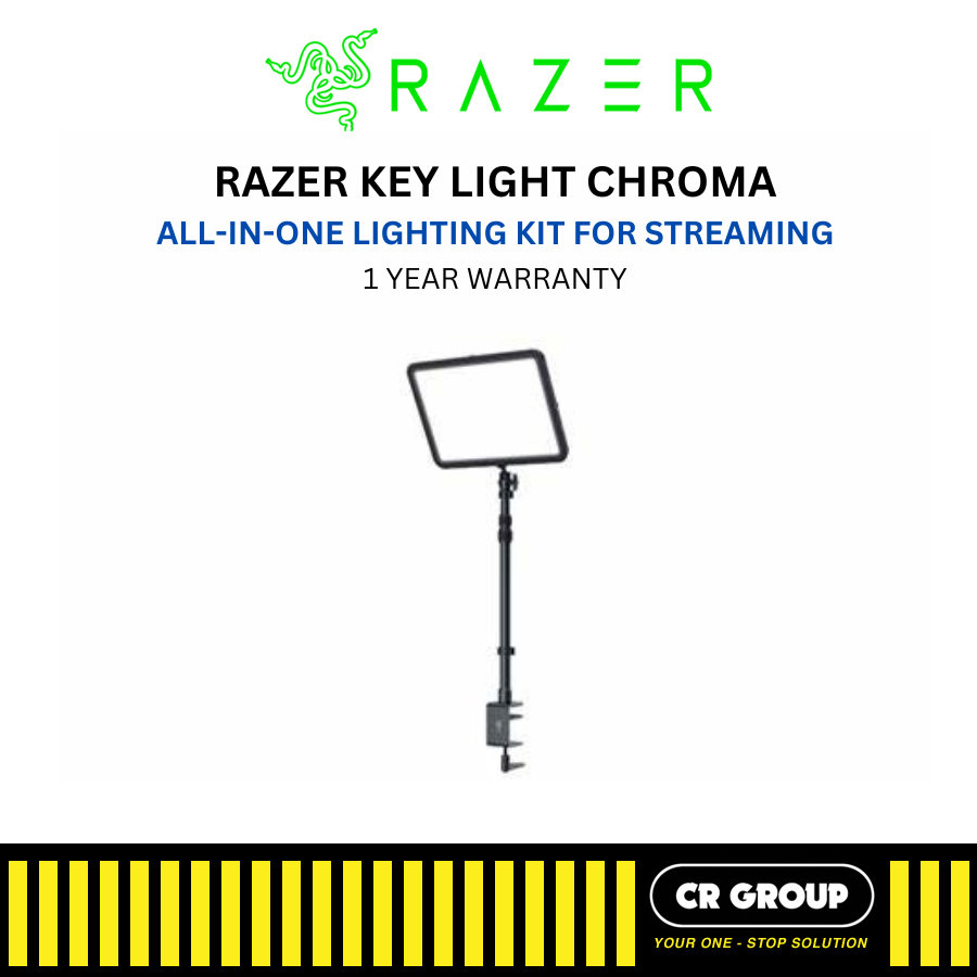 RAZER KEY LIGHT CHROMA - All-in-One Lighting Kit for Streaming - 2800 ...