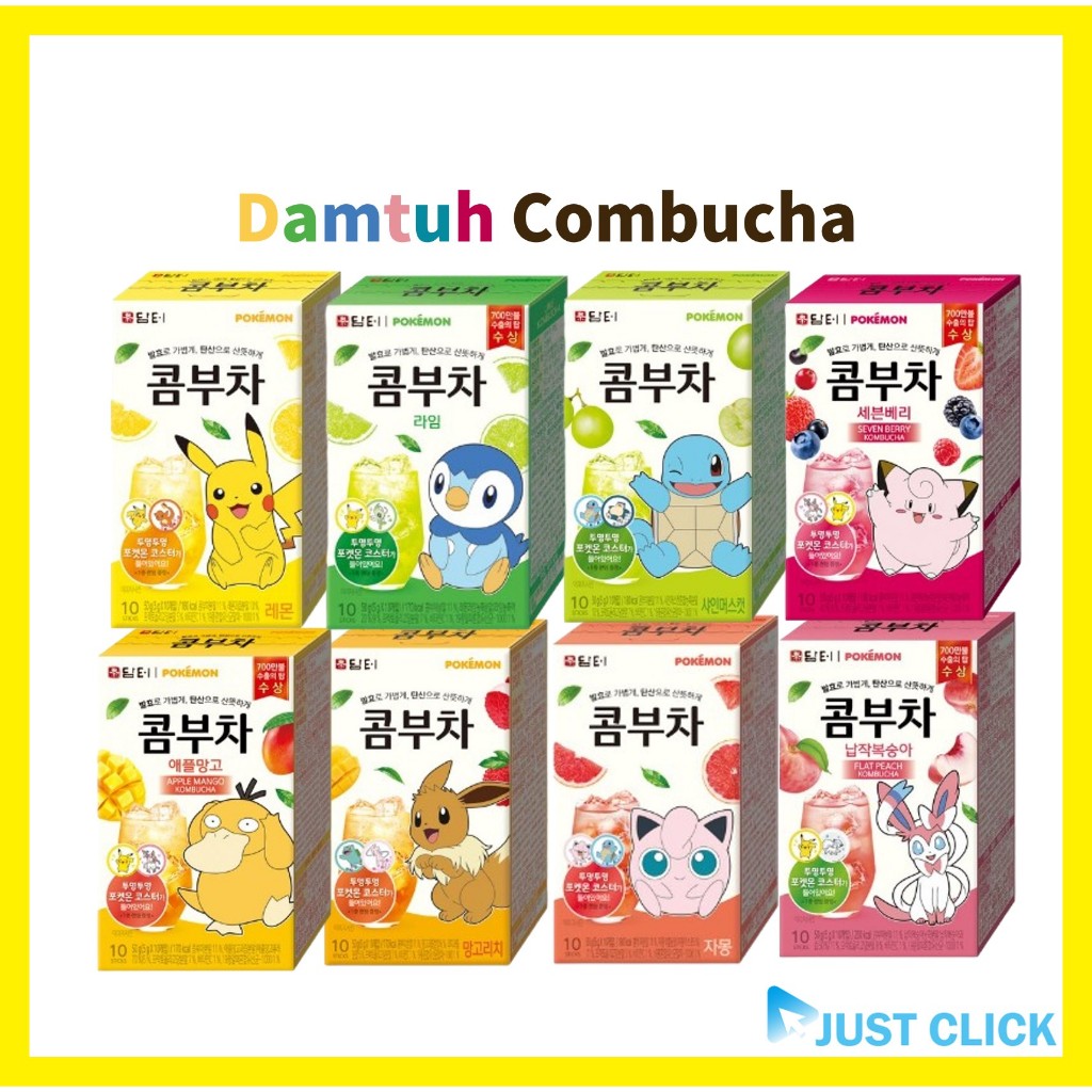 [Damtuh] Kombucha Limited Edition Pokemon Kombucha Tea - Lemon/Apple ...