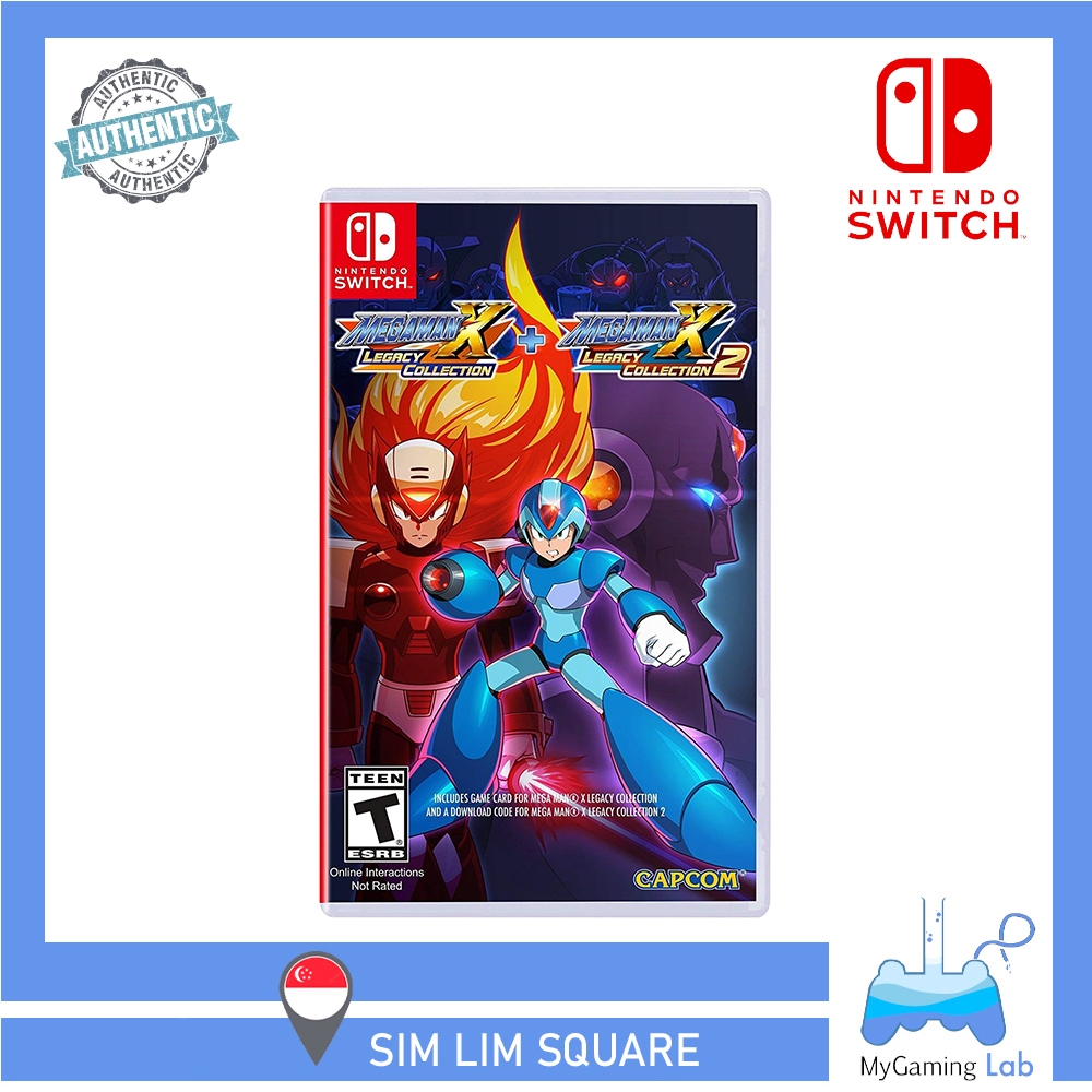 [SG] Nintendo Switch Game Mega Man X Legacy Collection 1+2 Megaman X ...