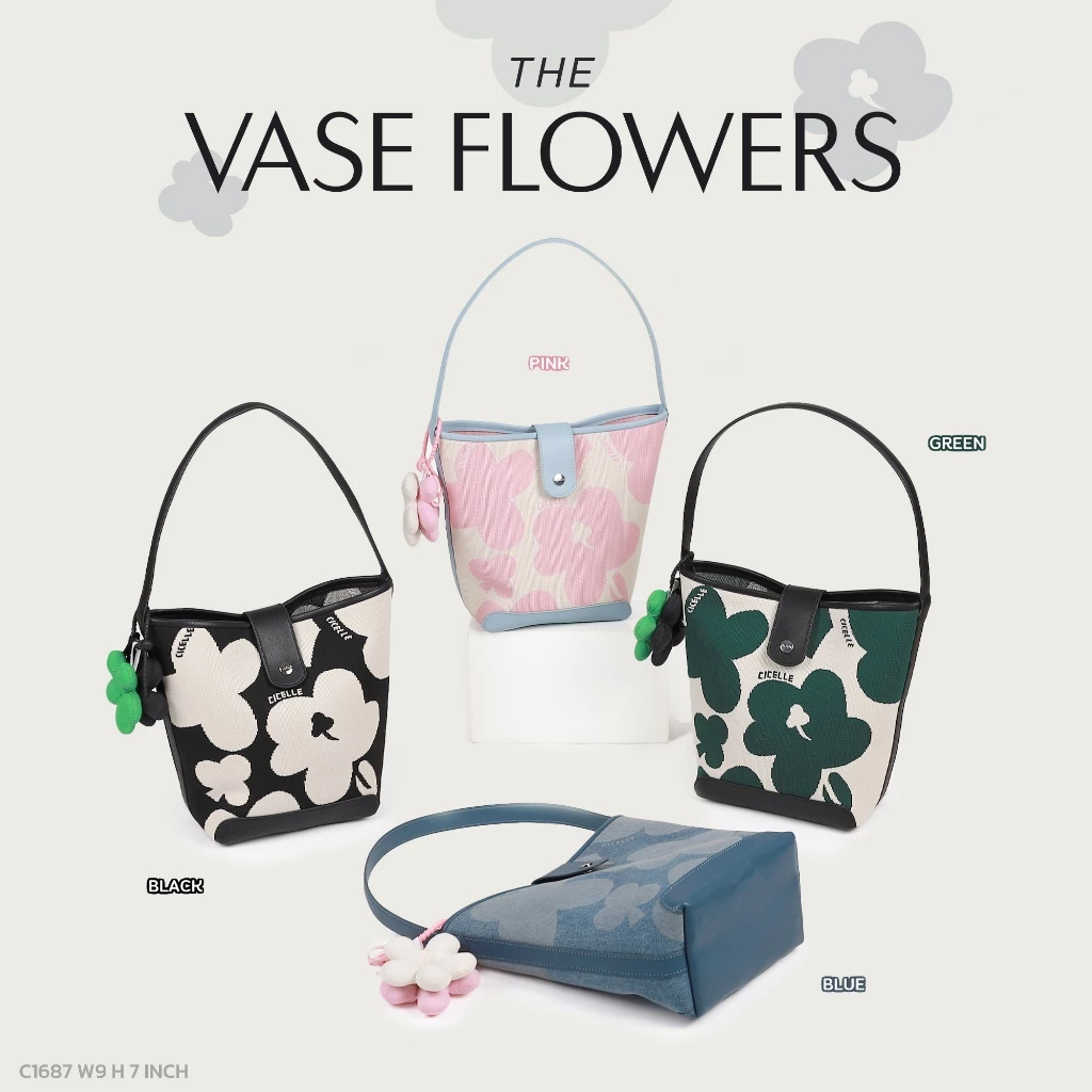 CICELLE C1687 Fashion Trends Thai Bag Lady's Shoulder Bag Bucket Bag ...