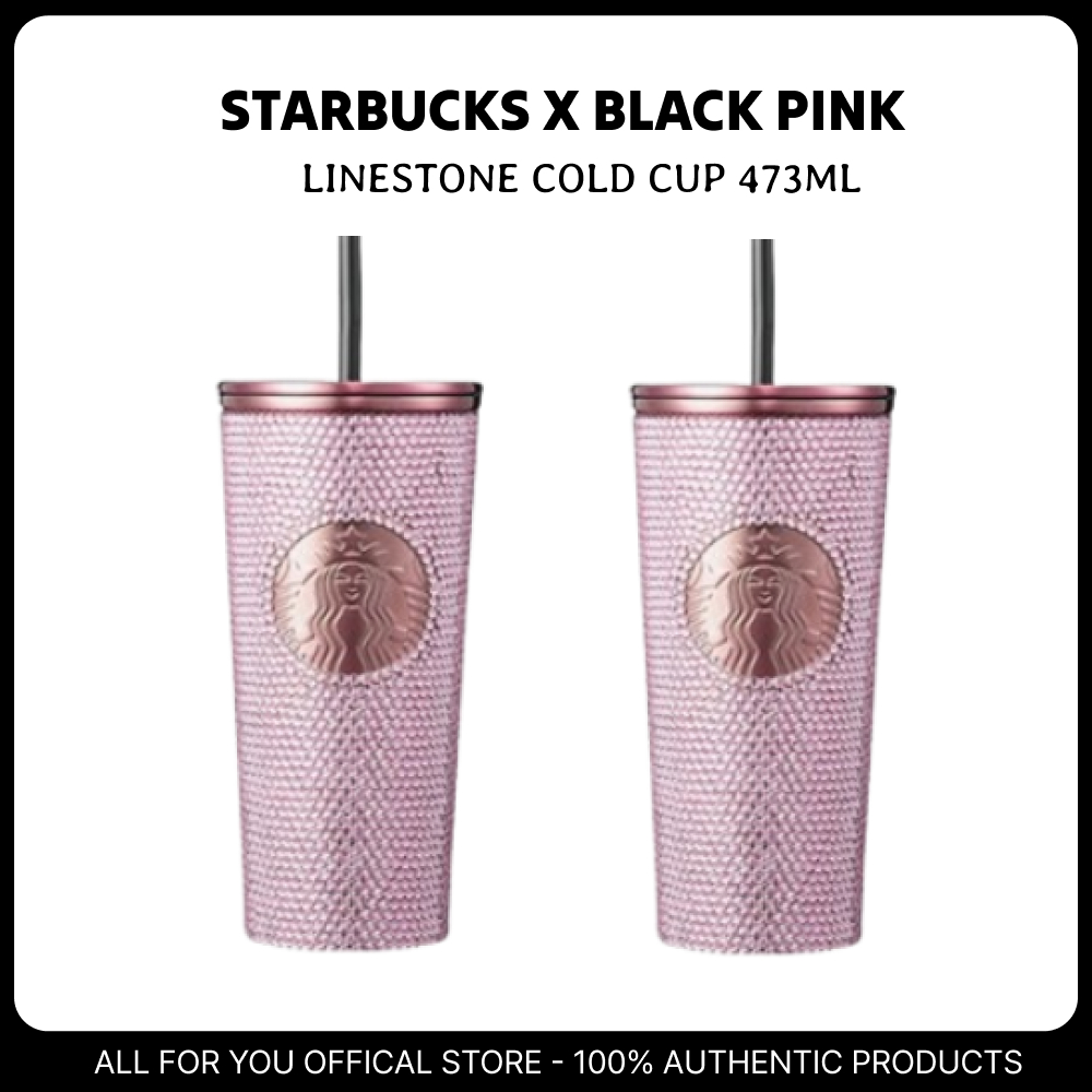 [STARBUCKS X BLACKPINK] SS Linestone Cold Cup 473ml | Shopee Malaysia