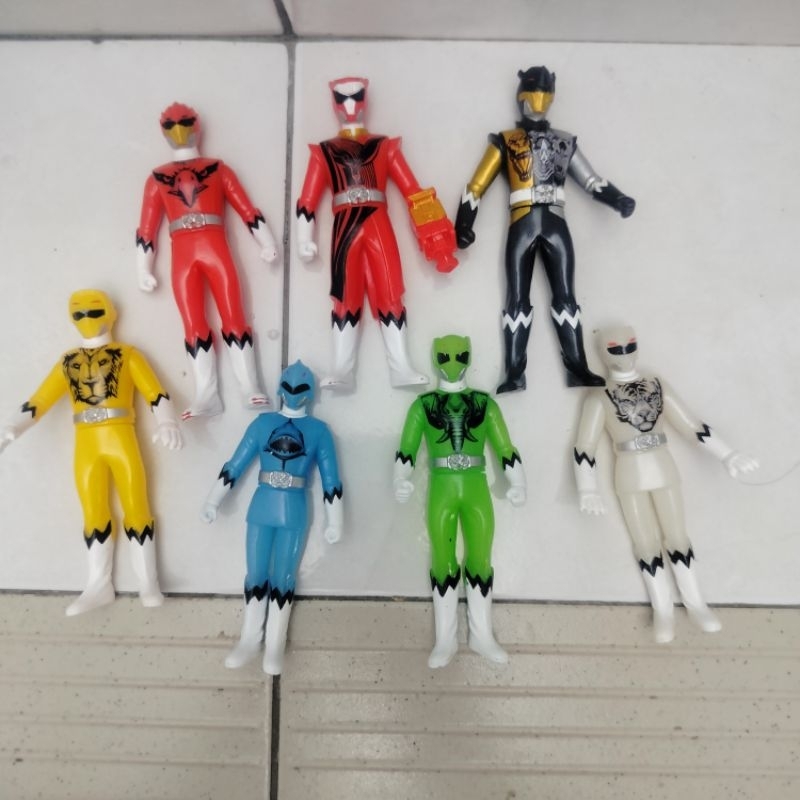 Doubutsu Sentai Zyuohger 4 inch Sofubi Set | Shopee Malaysia