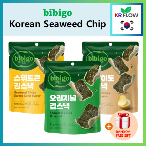 [Renewal][Bibigo] Korean Seaweed Chips Low Calorie Snacks (40g ...