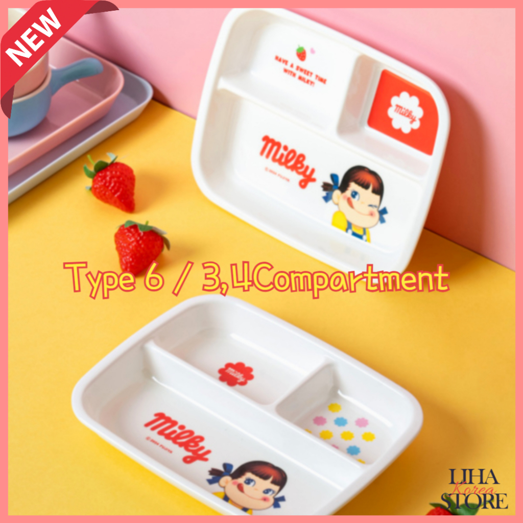 Fujiya PEKO Milky Kids Food tray Snack tray Kids plates | Shopee Malaysia