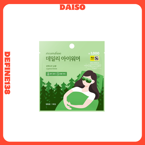 Daiso Steam Base Daily Eye Warmer – Hinoki Forest Scent | Shopee Malaysia