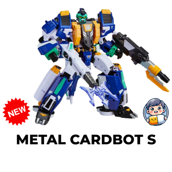 METAL CARDBOT S Season 2 Deep Bite Transformation Robot Toy Korea ...