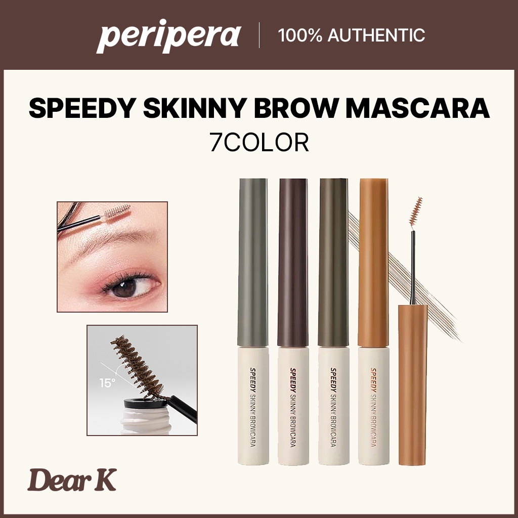 [PERIPERA] Speedy Skinny Brow Mascara 3g 7Color Long-Lasting Eye lash ...