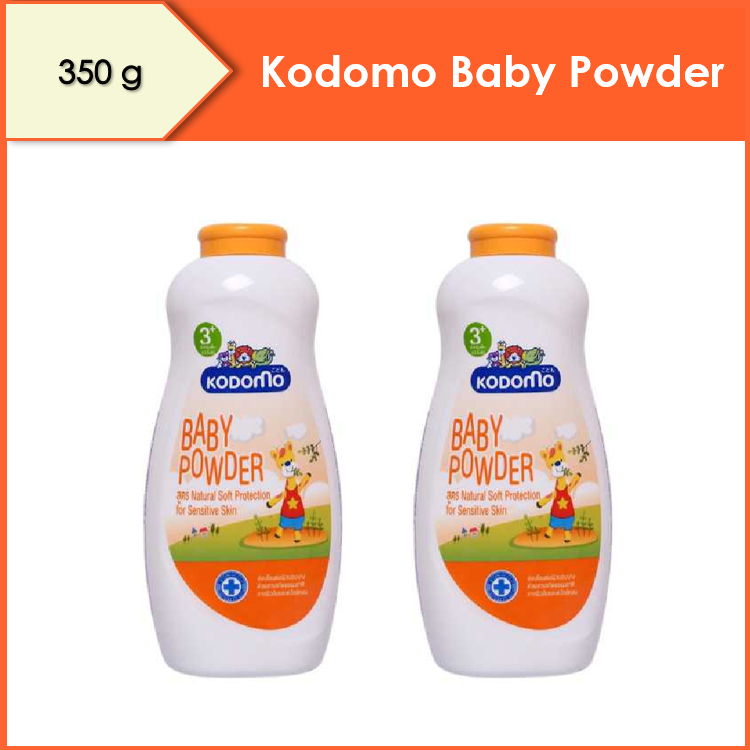 [Bundle of 2] Kodomo Baby Powder Natural Soft Protection 350g | Shopee ...