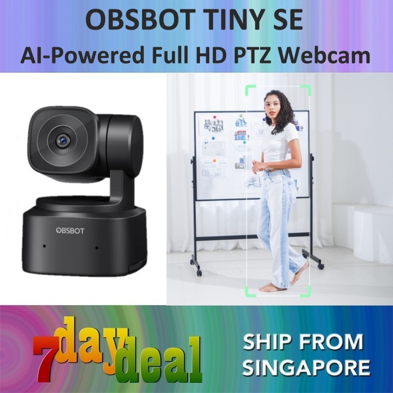 OBSBOT TINY SE AI-Powered Full HD PTZ Webcam | Shopee Malaysia